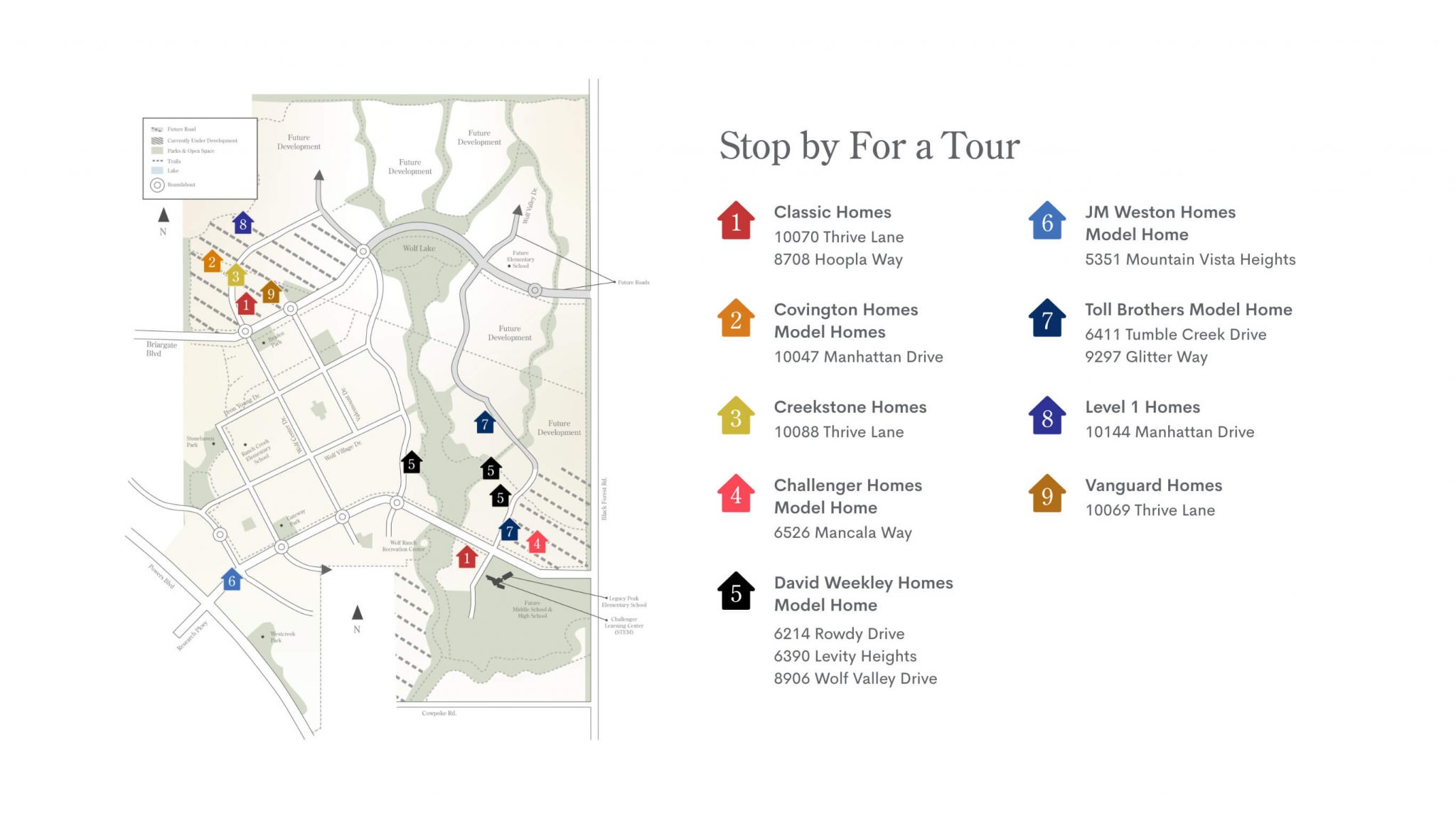 Stop by One of Our Model Homes - Wolf Ranch